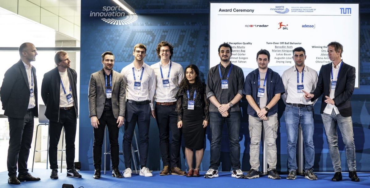 Winning teams of the TUM MDSI Football Analytics Hackathon honored at ...