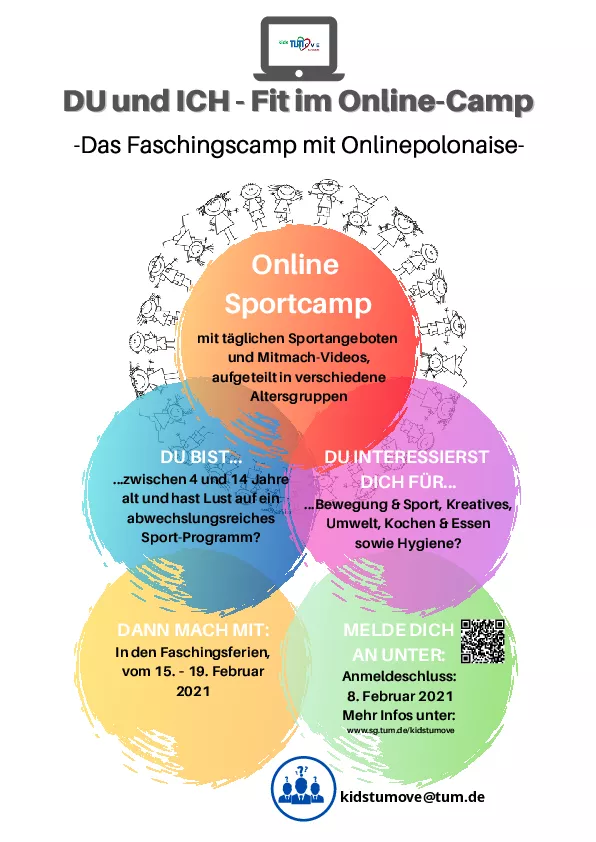 "DU und ICH - FIT im Online Camp": Virtuelles KidsTUMove Angebot in den ...
